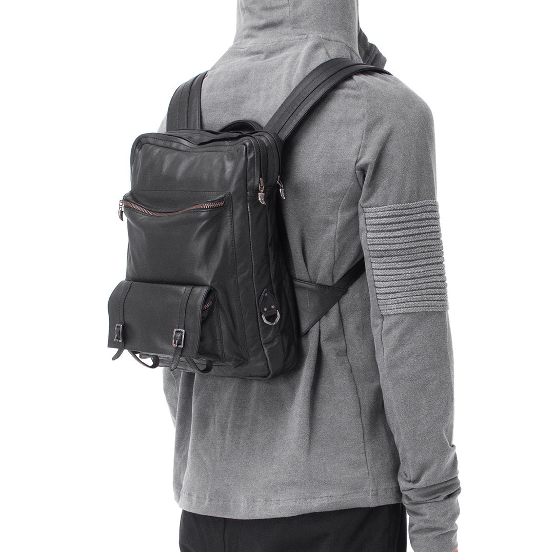 Triple claw back pack - All Leather – JAN HILMER
