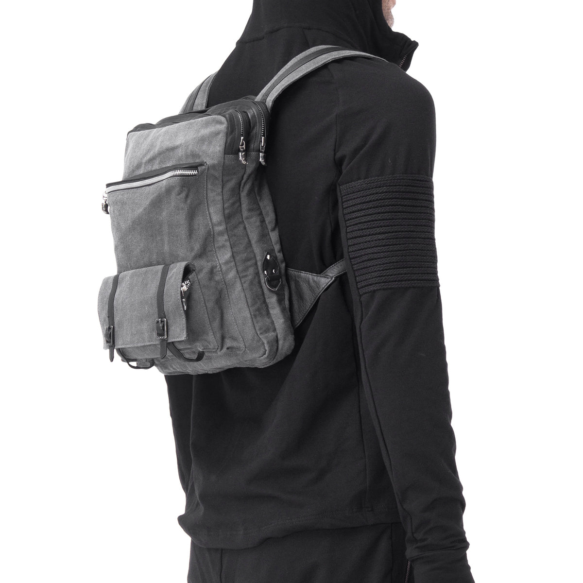Triple claw back pack - Combo Denim/Leather – JAN HILMER