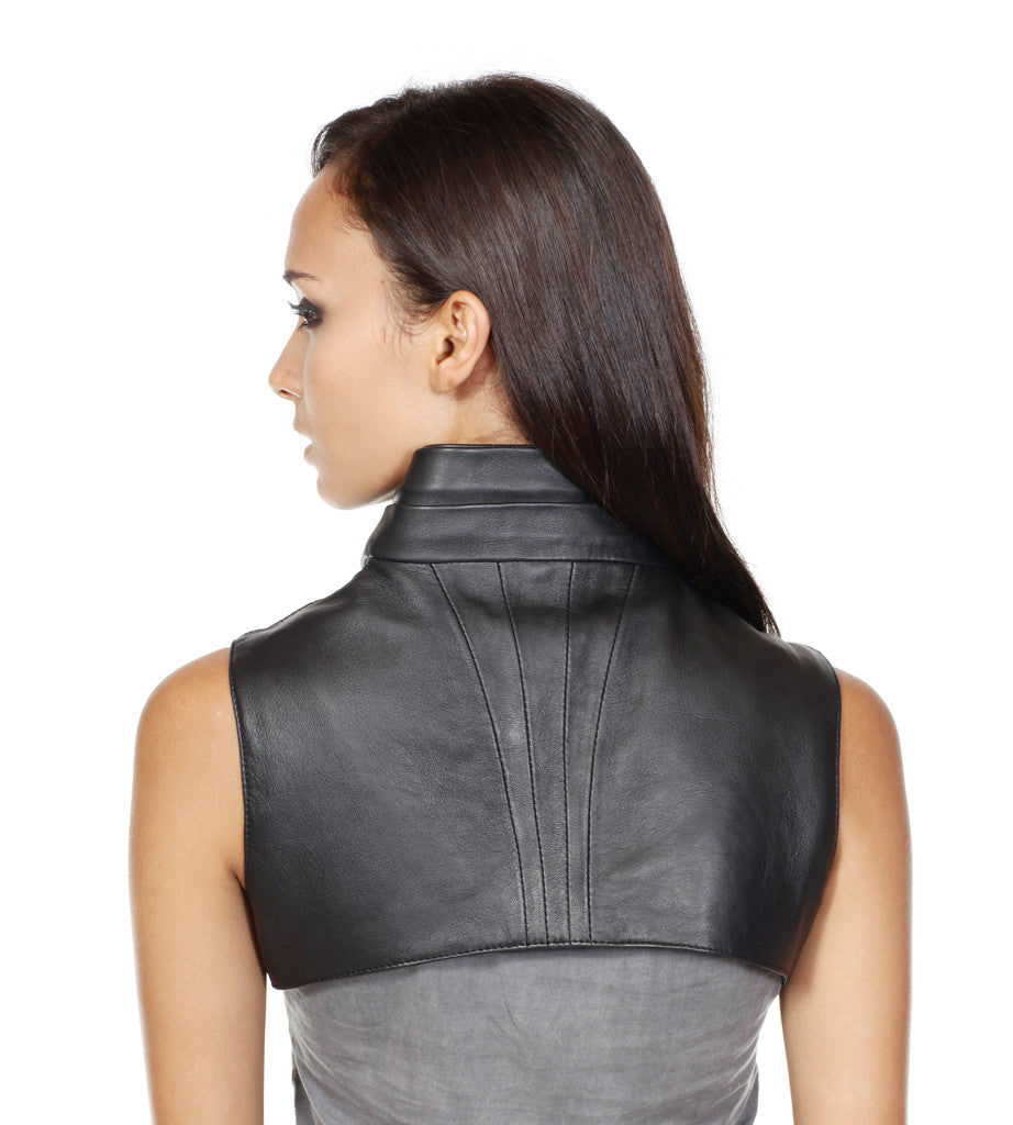 mini leather vest – JAN HILMER