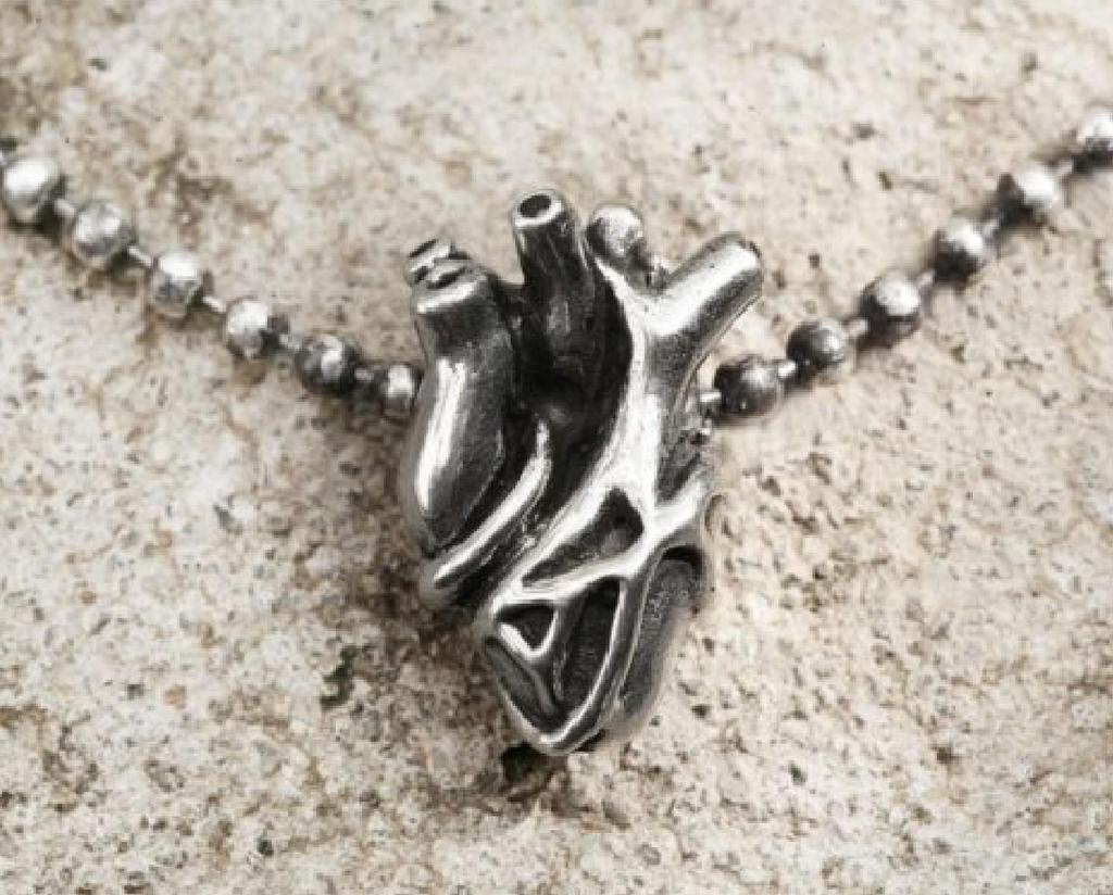 Medium Silver Heart – JAN HILMER